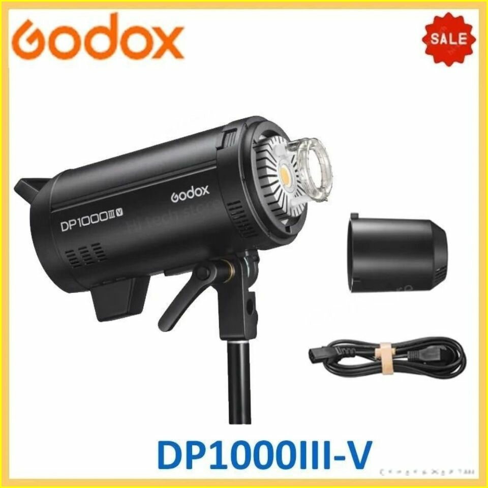 Вспышка студийная Godox DP1000IIIV 5800K поддержка 2.4G X, Bowens, свет для фото