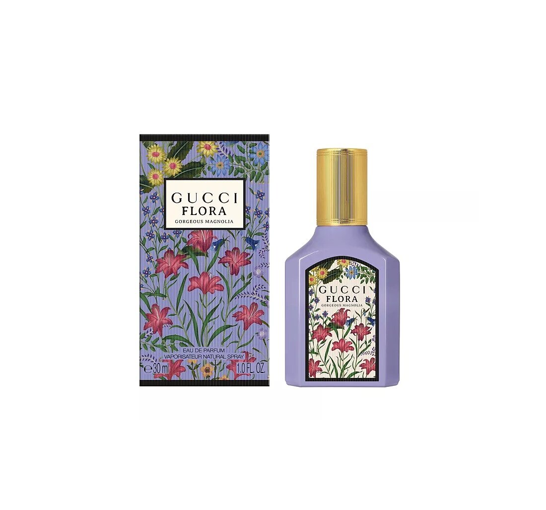 Gucci Flora Gorgeous Magnolia 30 мл парфюмерная вода женская, шипровые, цветочные