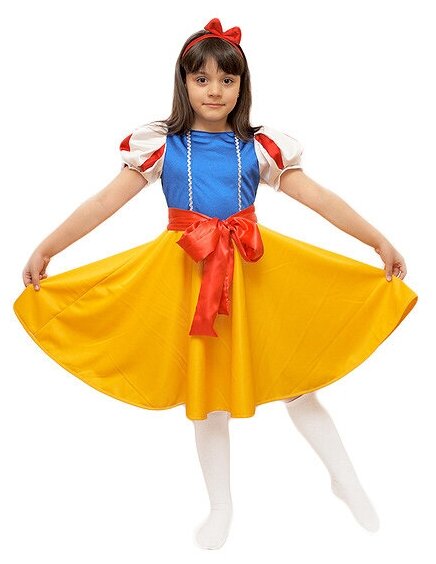 Карнавальный костюм Белоснежка, рост 116-130 см, Бока С, 1704-бока