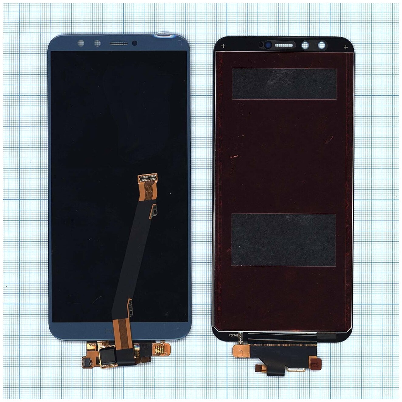 Модуль (матрица + тачскрин) для Huawei Honor 9 Lite светло-синий