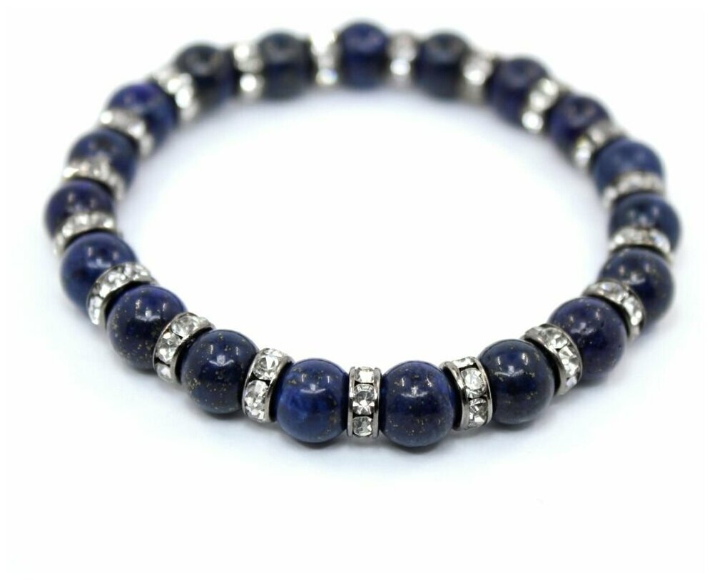 Браслет-нить, лазурит