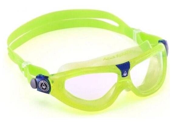 Очки для плавания детские Aqua Sphere Seal Kid 2, ярко зеленый/синий
