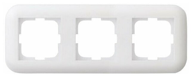 Рамка 3 поста OVIVO ELECTRIC Loft 404-010001-227, белая
