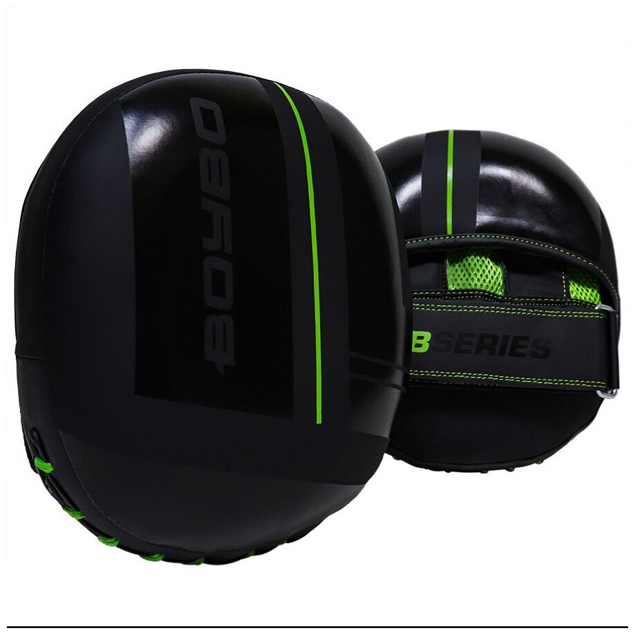 Лапы боксёрские BoyBo B-series Flex Black/Green