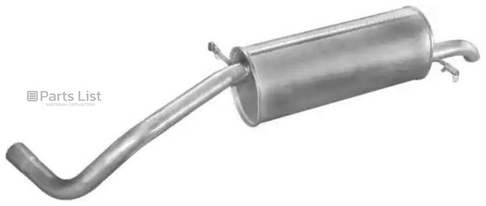 Глушитель задняя часть Polmostrow арт. 2439