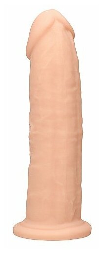 Shots Media Фаллоимитатор силиконовый RealRock Silicone Dildo Without Balls 19.2 см, REA080FLE, flesh