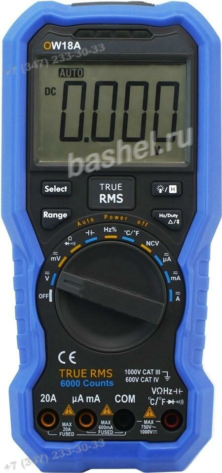 OWON OW18A True RMS, Мультиметр цифровой