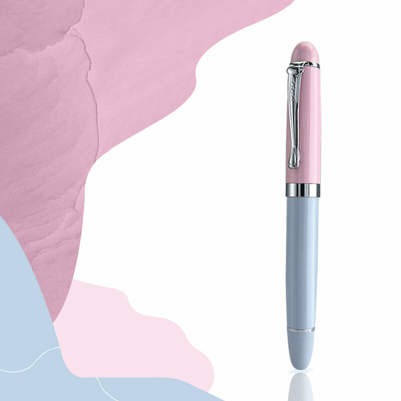 Подарочная перьевая ручка Morandi Color Pen Sea, двухцветная, с логотипом Macaron