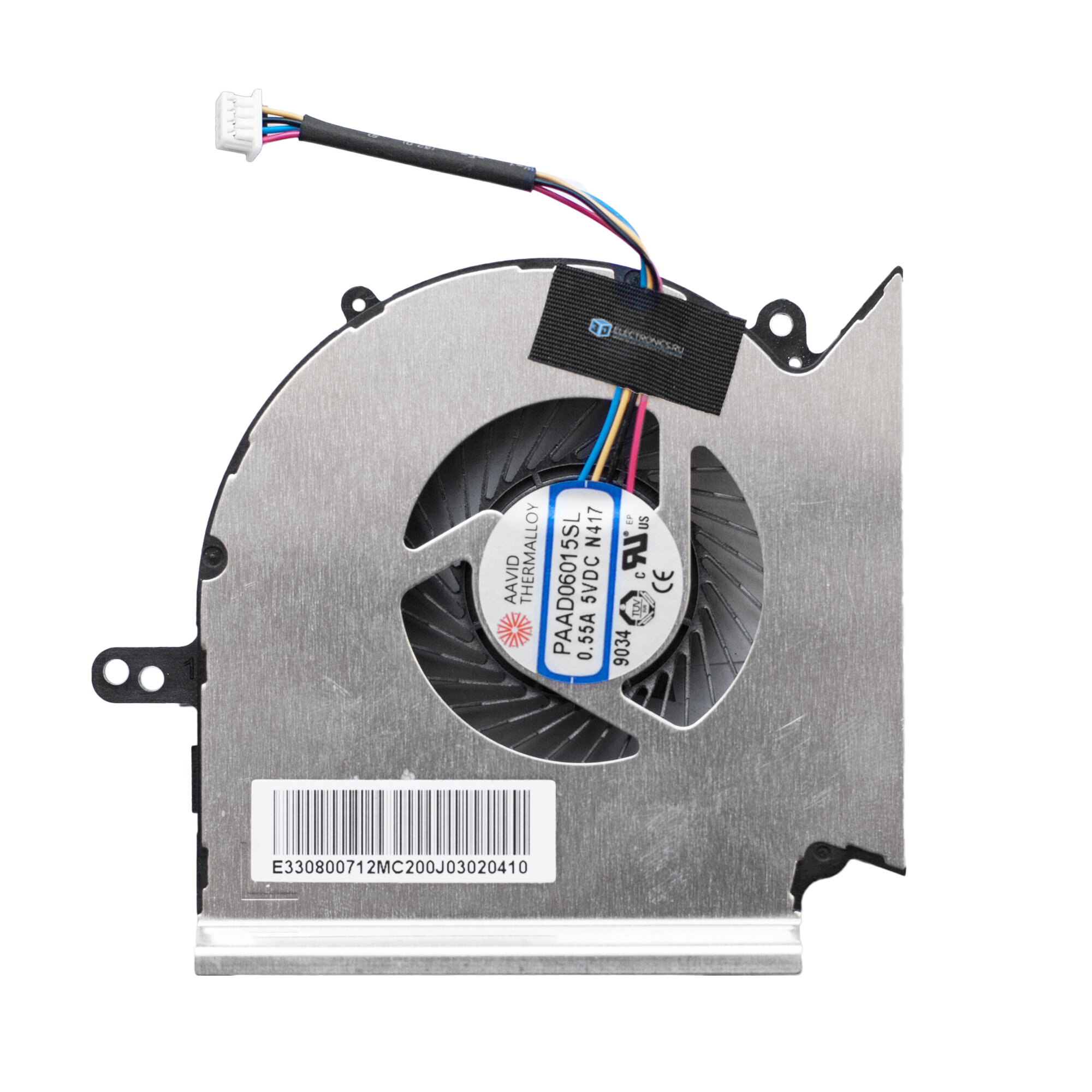 Кулер для ноутбука MSI GL73 8RD / GL73 8RC / GP73 8RE Leopard / GP73 8RD Leopard / GP63 8RE Leopard / GP63 8RD Leopard / GE75 8RF Raider / GE75 8SF Raider / GE75 8SE Raider / GE75 8SG Raider / PAAD06015SL-N417 - вентилятор CPU правый