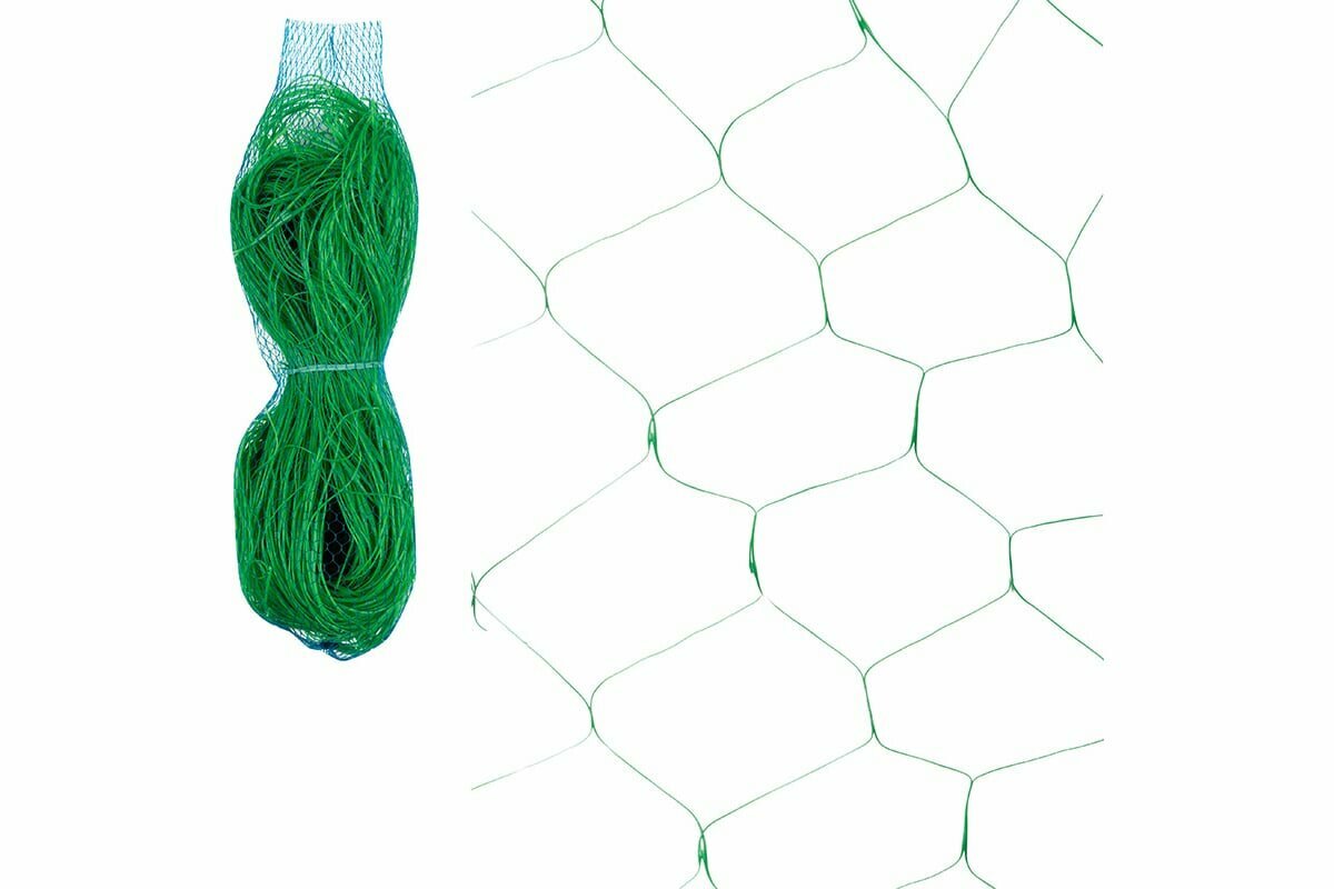 PARK Шпалерная сетка 2x5 м, 10 г/м2, размер ячейки 15x17 см аналог 732111 732119