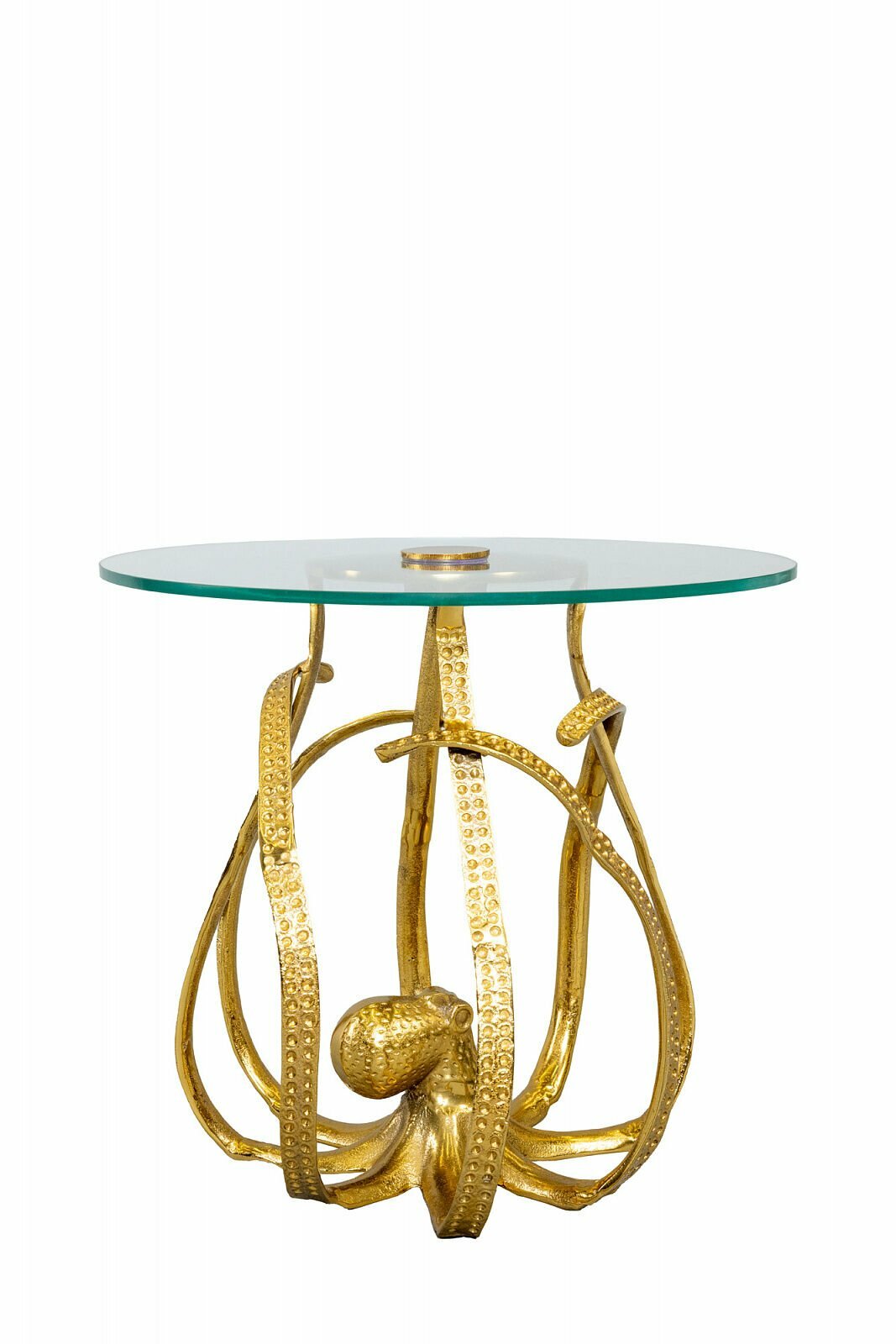 Кофейный стол "Octopus" Золото, Дизайнерский, Современный, Металл, Стекло
