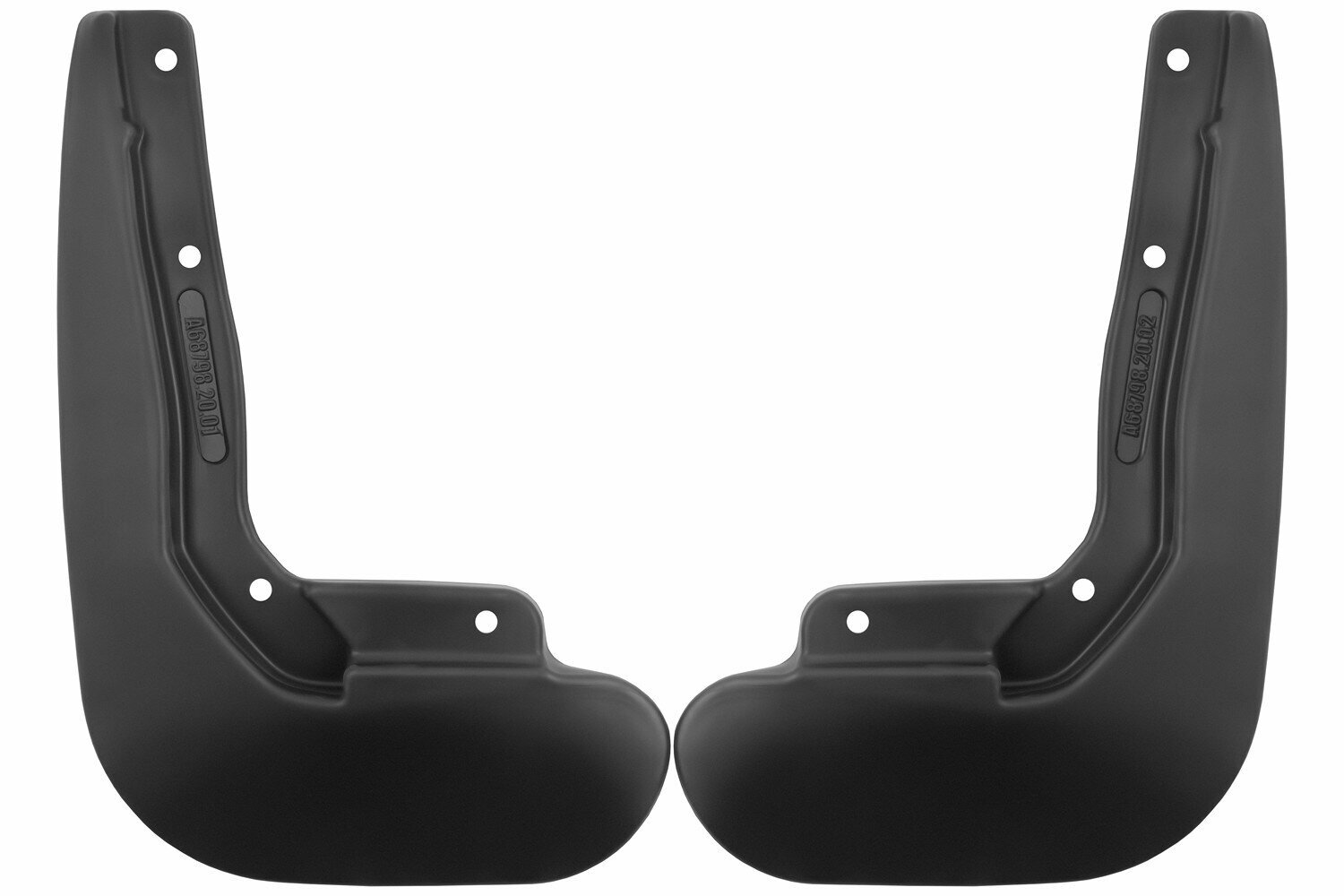 Брызговики задние подходят для JETOUR X70 PLUS 2023 - 2 шт.(optimum) в пакете / Джитур Х70 Плюс