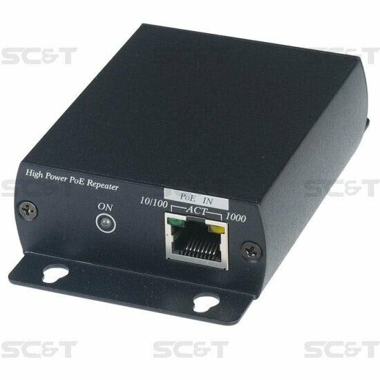 Удлинитель PoE af/at/bt по витой паре до 280м Sc&t IP04R