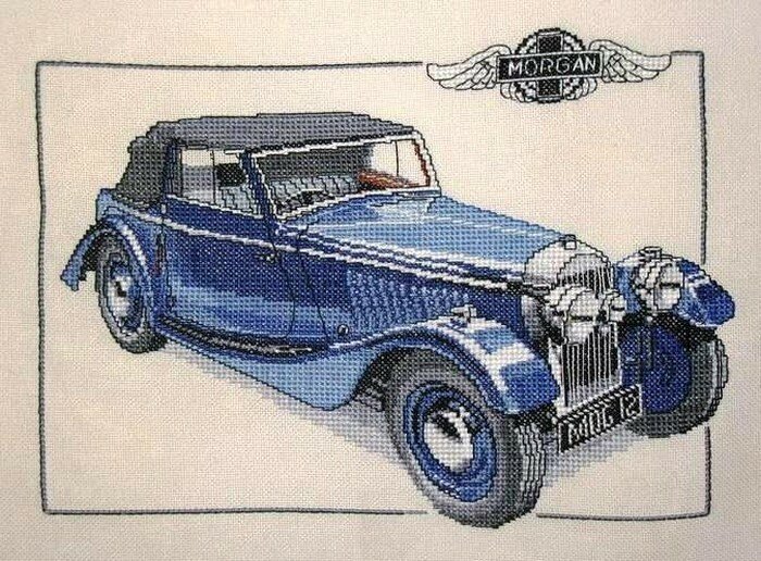 Схема для вышивания Heritage #CMO164C 1939 Morgan (Морган 1939)