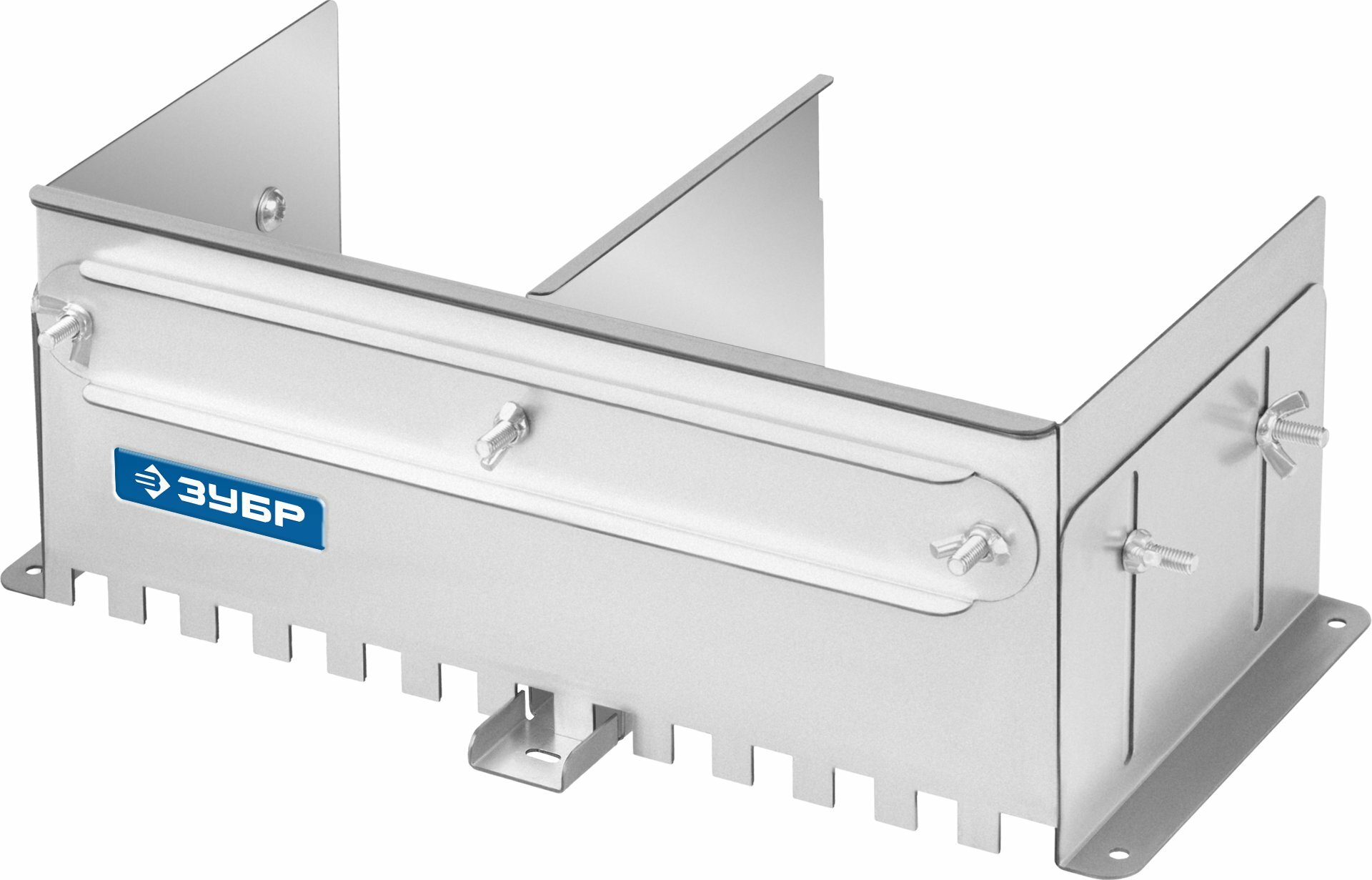 ЗУБР зуб 12*12 мм, до 600 мм, оцинкованная сталь, Раздвижная гребенка для плитки, профессионал (08045-12)