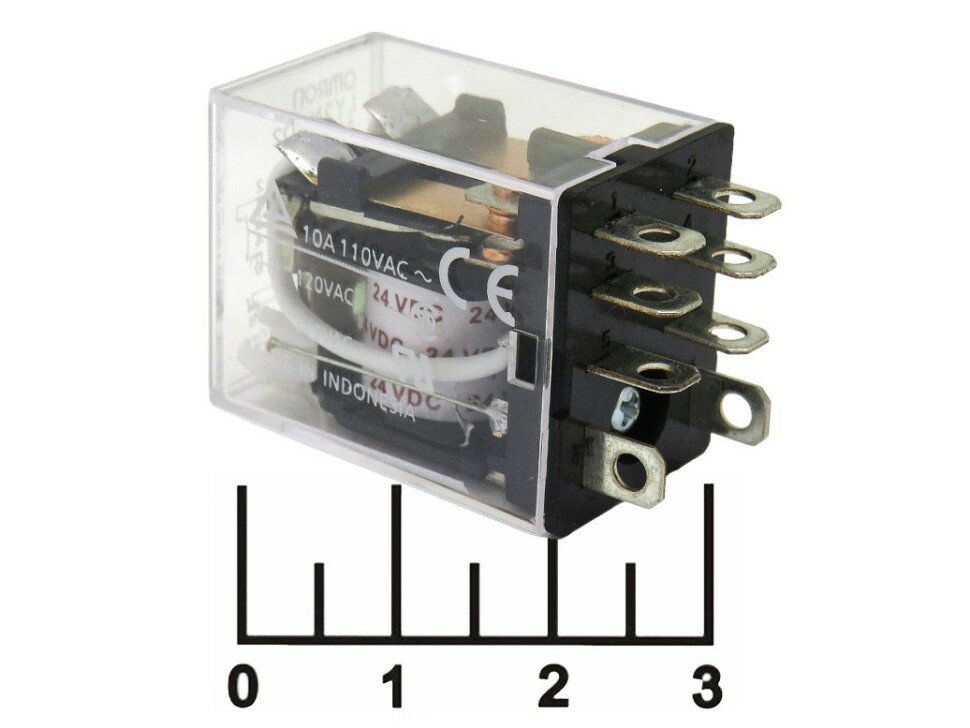 Реле =24V 10A/240V LY2N-D2 OMR
