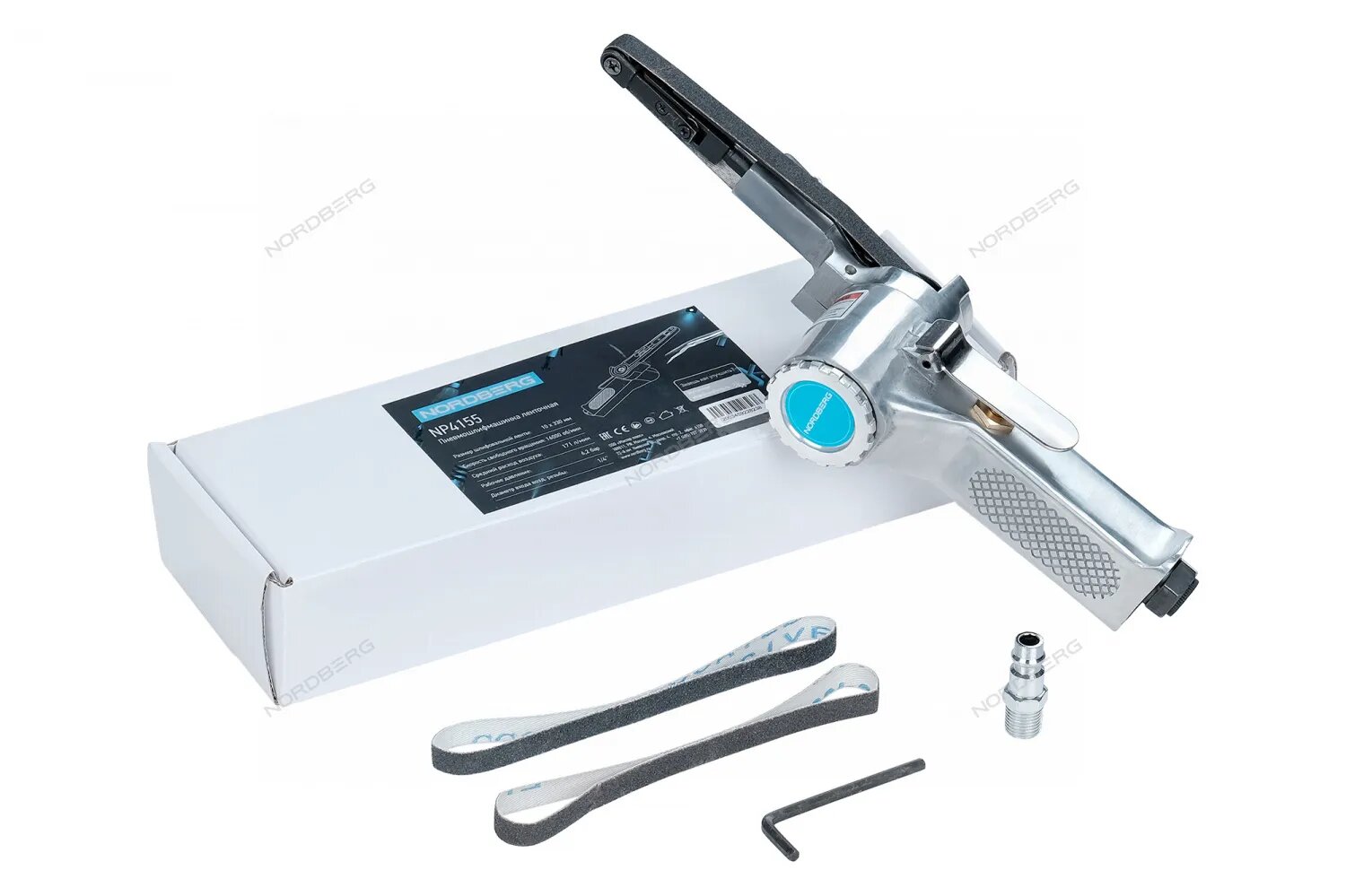 NP4155 Пневмошлифмашинка ленточная 10*330 мм NORDBERG NP4155