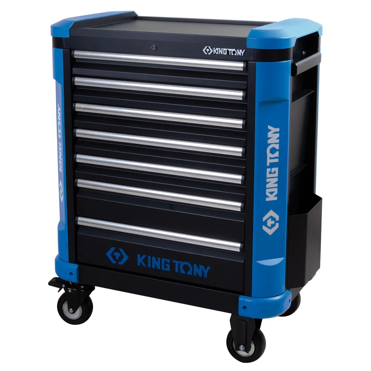 87G31-7B-BK Тележка инструментальная, 7 полок KING TONY 87G31-7B-BK
