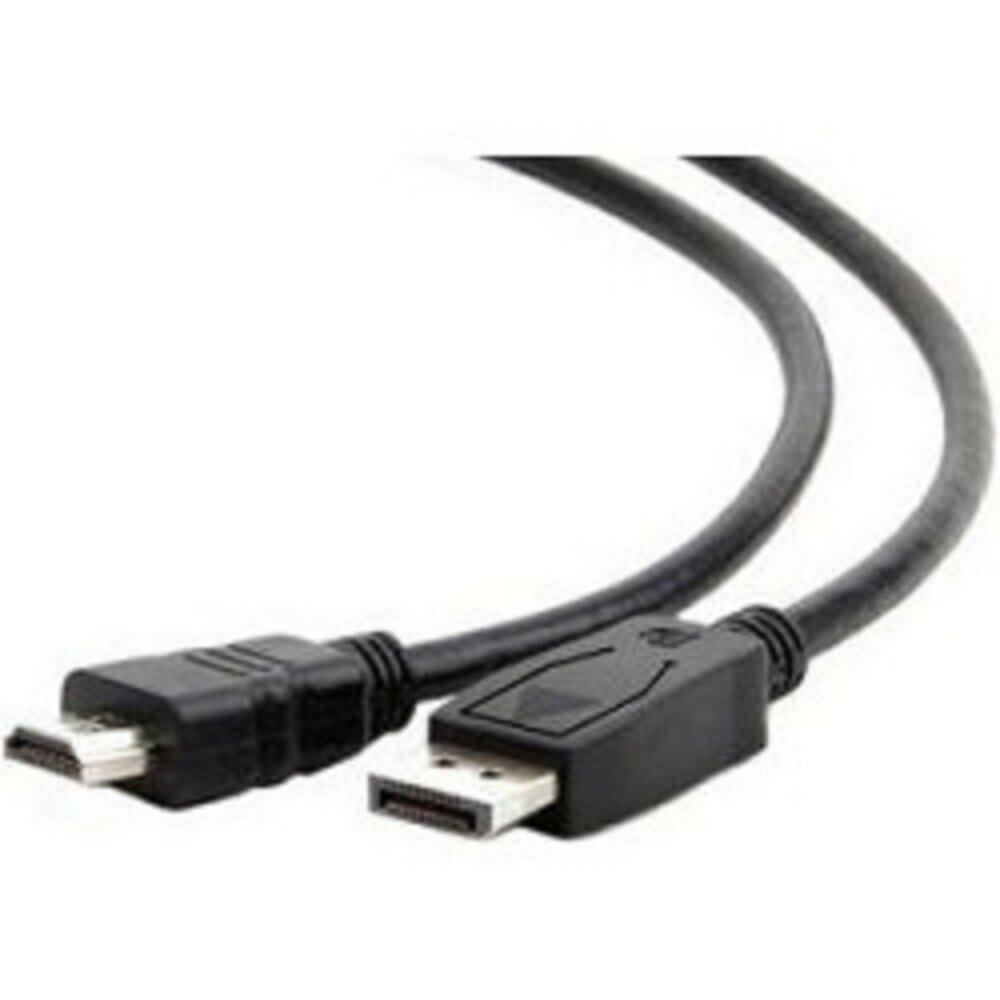 Gembird Кабель DisplayPort-HDMI Cablexpert 1,8м, 20M 19M, черный, экран, пакет CC-DP-HDMI-6
