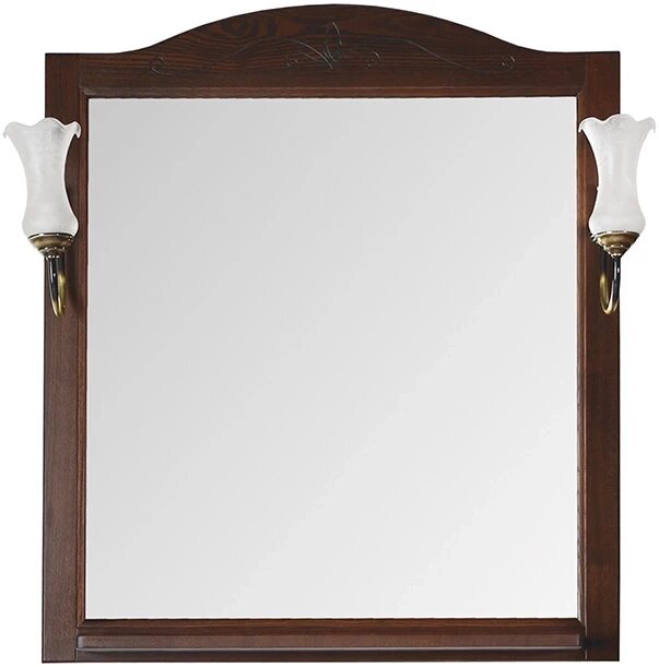 Зеркало 79x90,1 см антикварный орех ASB-Woodline Салерно 9691 АНТ