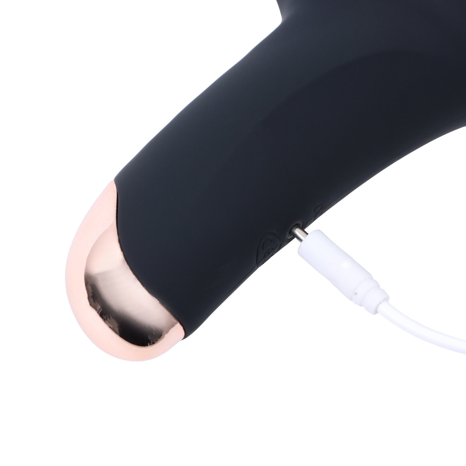 Вибратор Rabbit, клиторальная стимуляция, анатомическая форма, 10 режимов, черный