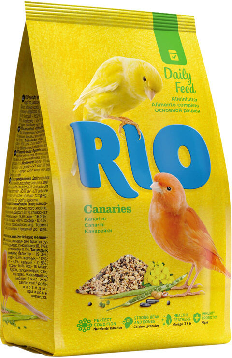 RIO Корм для канареек, основной рацион, 500 гр