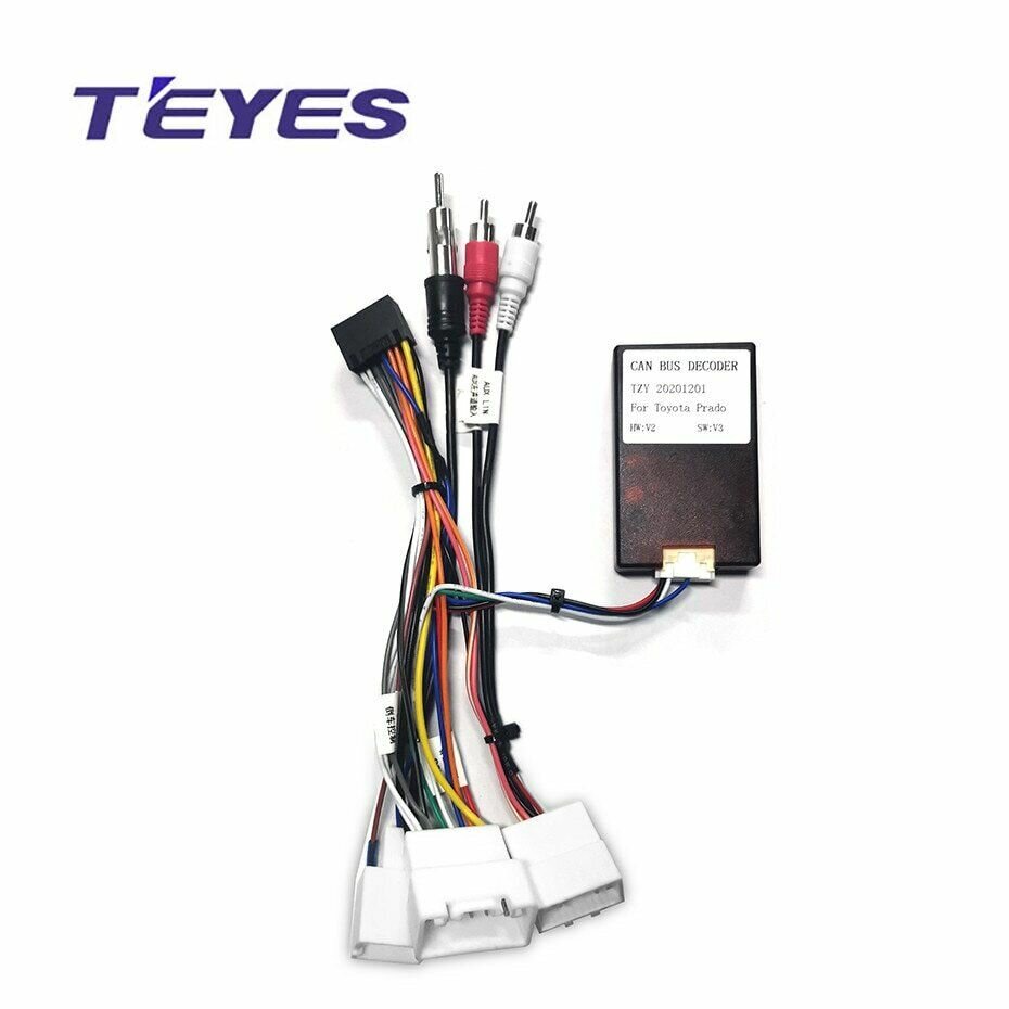 TEYES для Toyota 2002 2013 провод питания + AMP Canbus