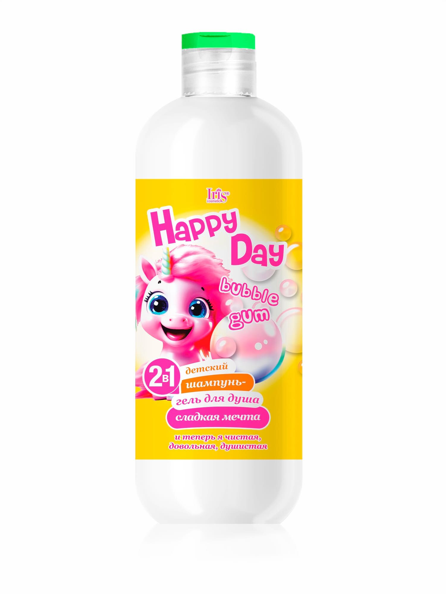 Шампунь-гель для душа Iris, Happy Day, Сладкая мечта, 500 мл