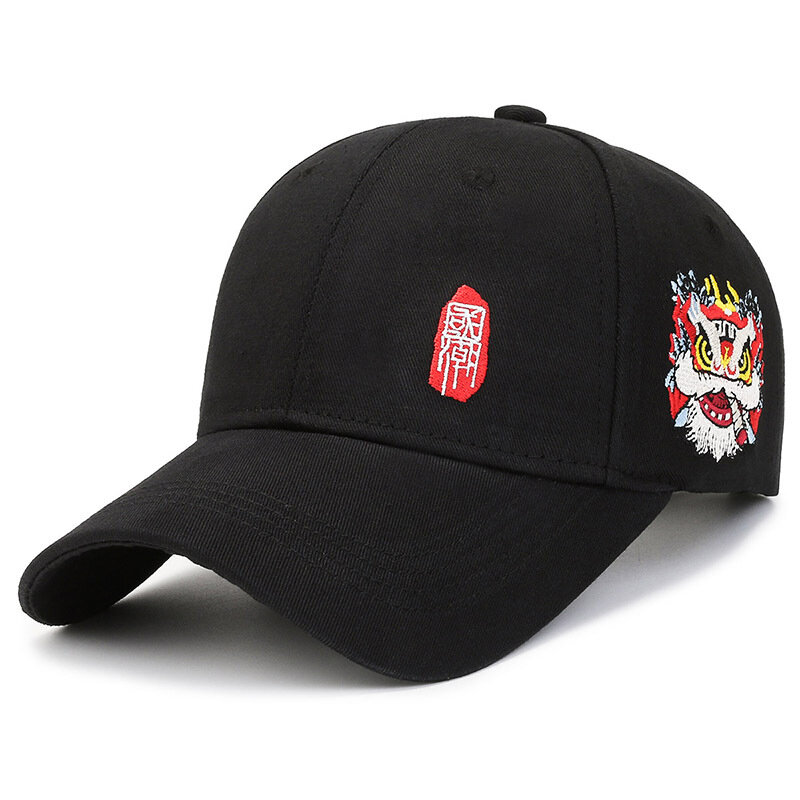 Многоцелевая Бейсболка Мужчины Весна Китайский стиль Вышивка Хлопок / B-018