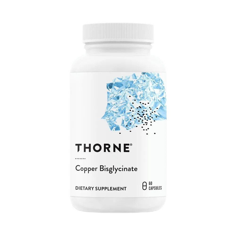 Thorne Research Copper Bisglycinate Бисглицинат Меди 60 капсул