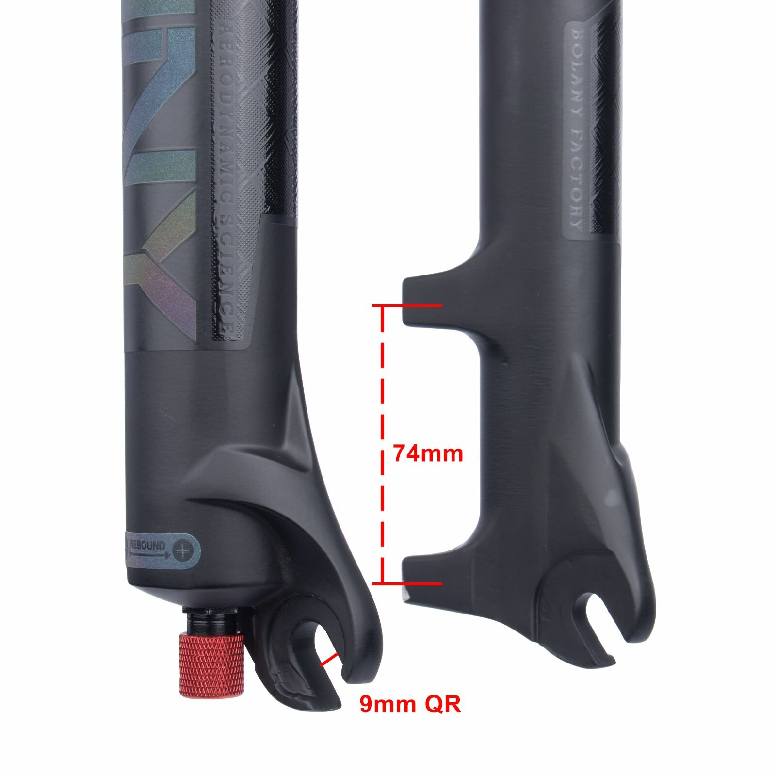 BOLANY 29 велосипедная воздушная амортизационная вилка с регулировкой демпфирования и отскока, быстросъемная, ручная блокировка, ход 120 мм, подходит для горных/шоссейных велосипедов.