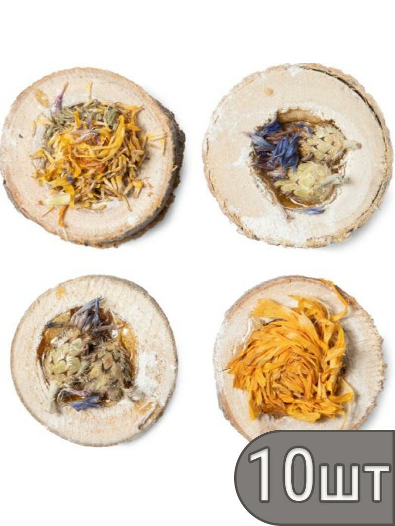 Triol Набор 10 шт Лакомство Standard для грызунов лесные роллы с лепестками цветов (4 шт), 70 гр 0.7 кг