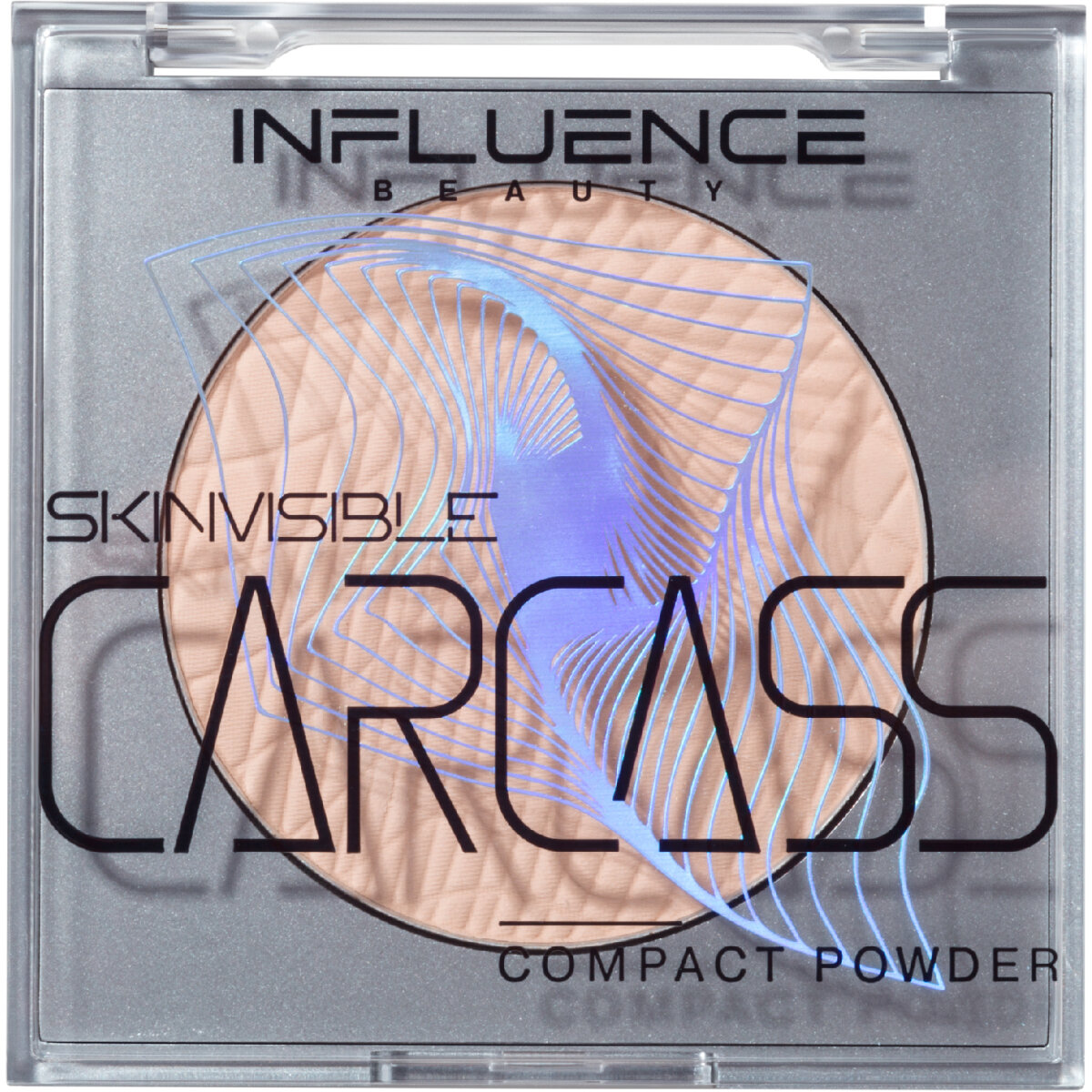 Пудра компактная легкая Influence Beauty Skinvisible Сarcass т.02 4,2 г