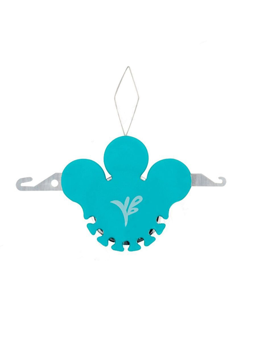 Тройной нитевдеватель с резаком. Цвет - бирюзовый / BENY-БИР