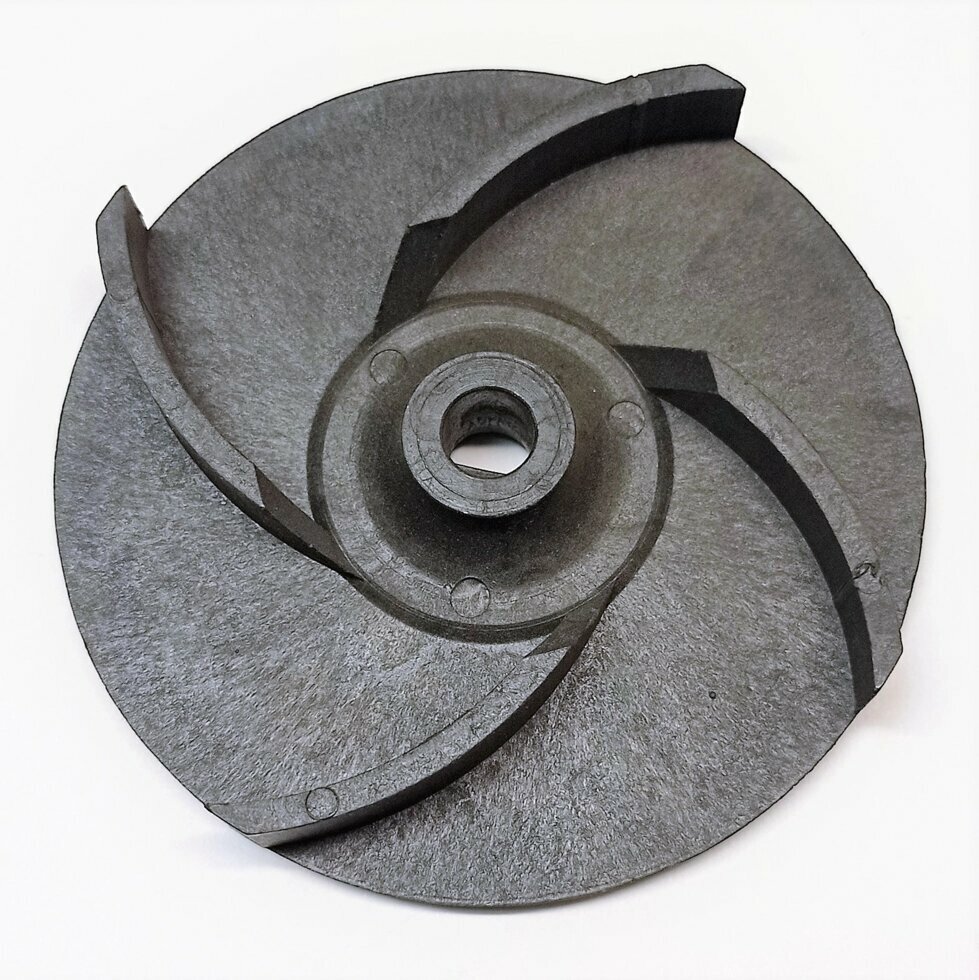 Крыльчатка Калибр насоса НПЦ-500/5 Колесо рабочее ф90х9мм h=19 отверстие профильное 8 лопастей