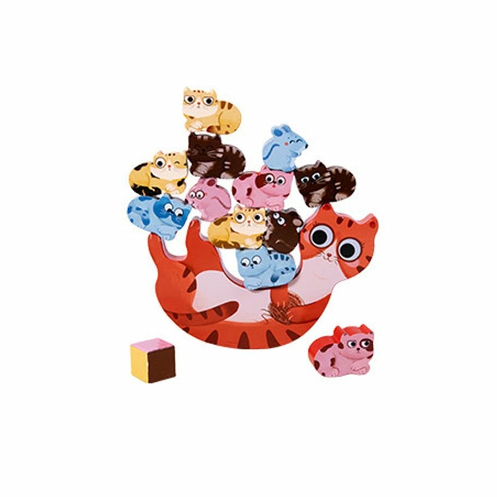 Красочные игрушки-блоки для детей 3-5 лет, подарки, штабелирование, баланс, двигательные навыки, развивающий игровой набор малышей