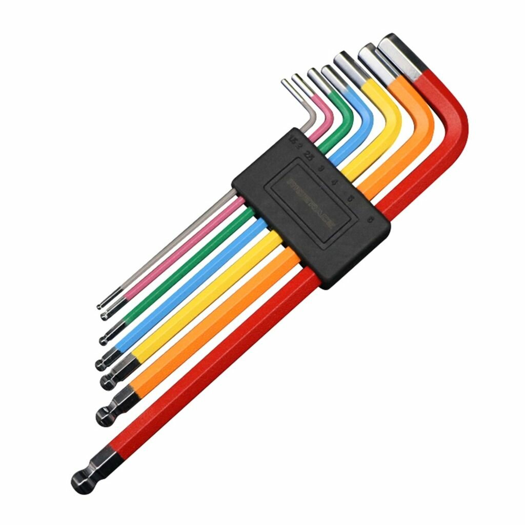 Специальные инструменты для мотоциклов,1 комплект из 7 предметов, складной набор инструментов, цветной шестигранный ключ torx