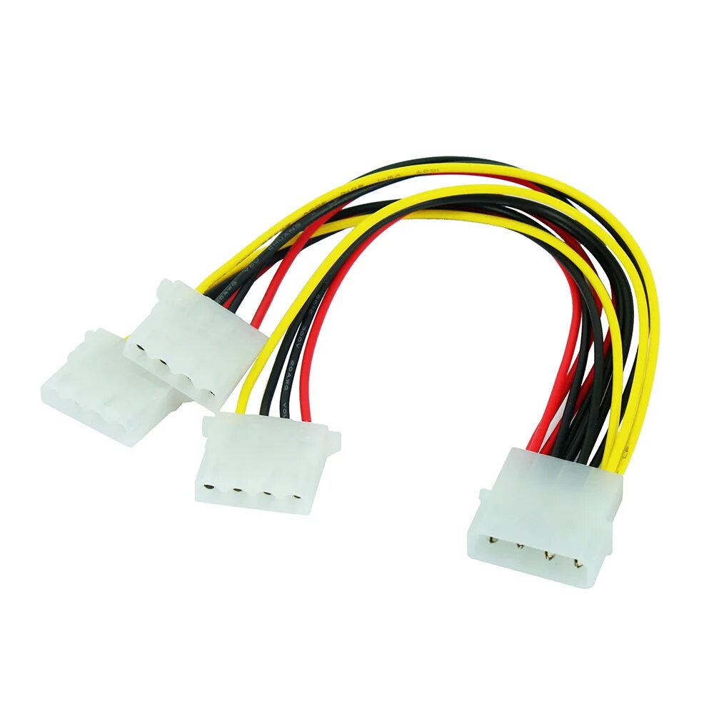 Кабель-переходник OULLX 4Pin Molex на 3 IDE