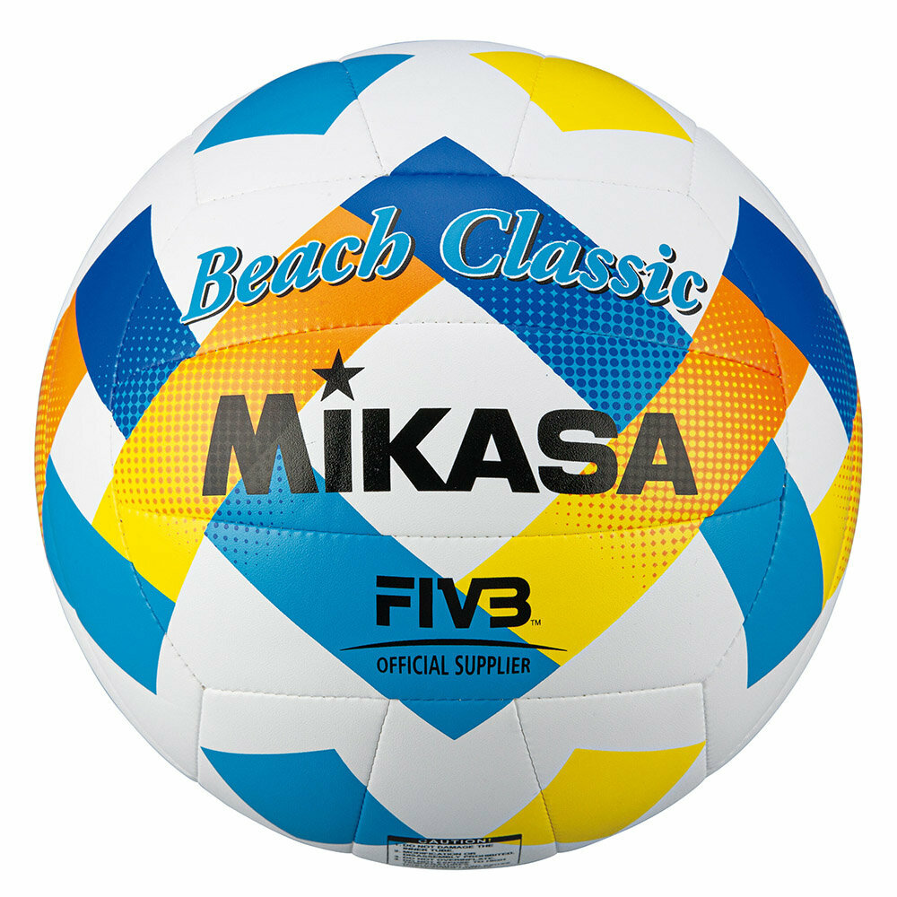 Мяч для пляжного волейбола Mikasa Bv543c-vxa-y, нескользящая поверхность, размер 5