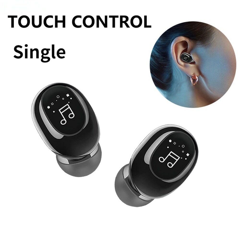 1 шт. невидимые беспроводные наушники Ture с шумоподавлением Bluetooth-наушники Handsfree стереогарнитура TWS-наушники с