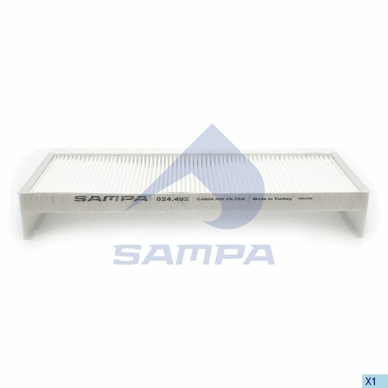 Фильтр салонный для МАН арт 02449201 SAMPA