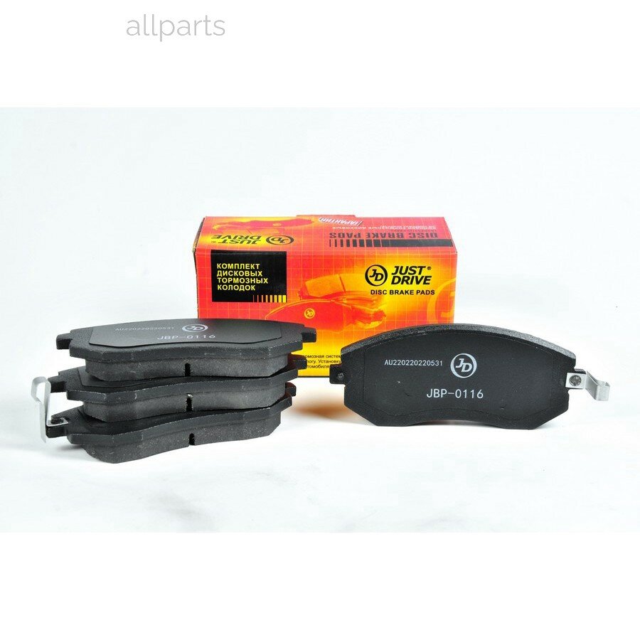 JUST DRIVE JBP0116 Колодки тормозные, передние D7055MH