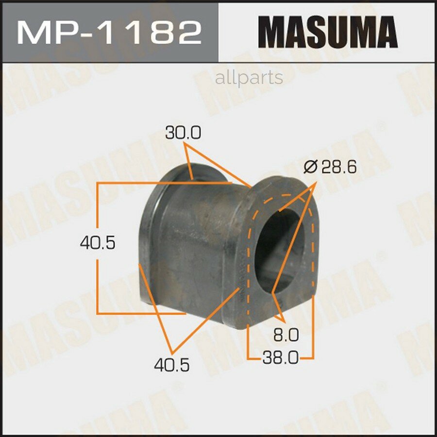 MASUMA MP-1182 Втулка стабилизатора задн.