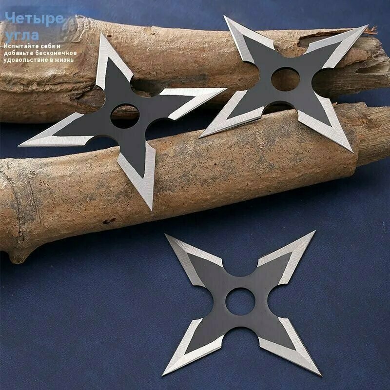 Набор дротиков "Four-Sided Meteorite", сталь 440С, твердость 57 HRC, покрытие из титана, 3 шт.