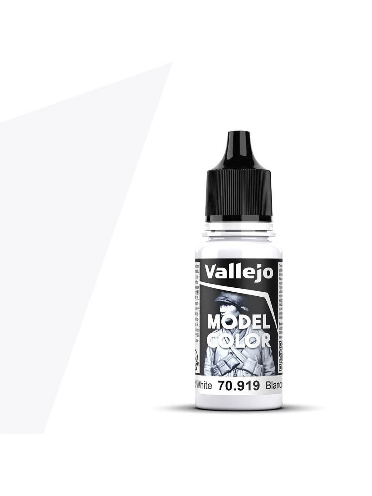 Краска акриловая Vallejo серии Model Color - Cold White 70919, матовая, 18 мл