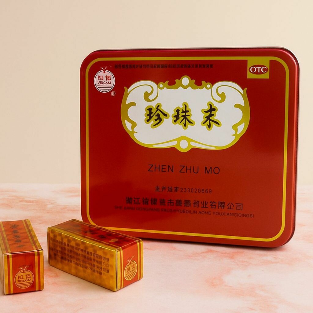 Жемчужная пудра Хуанхэ Zhen Zhu Mo 24штуки