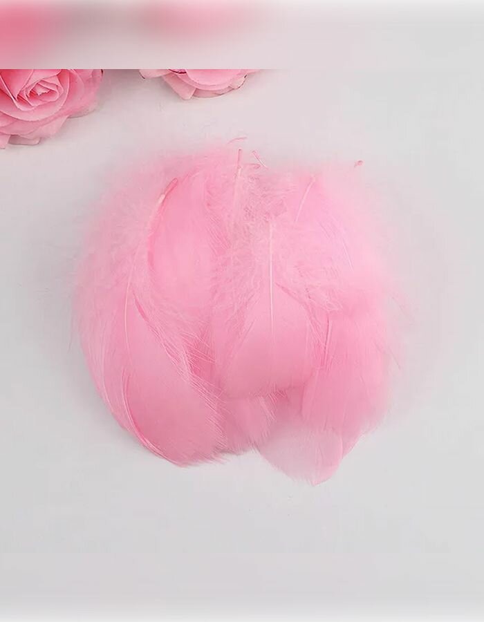 Декоративные перья для рукоделия и поделок, набор для творчества, создания украшений