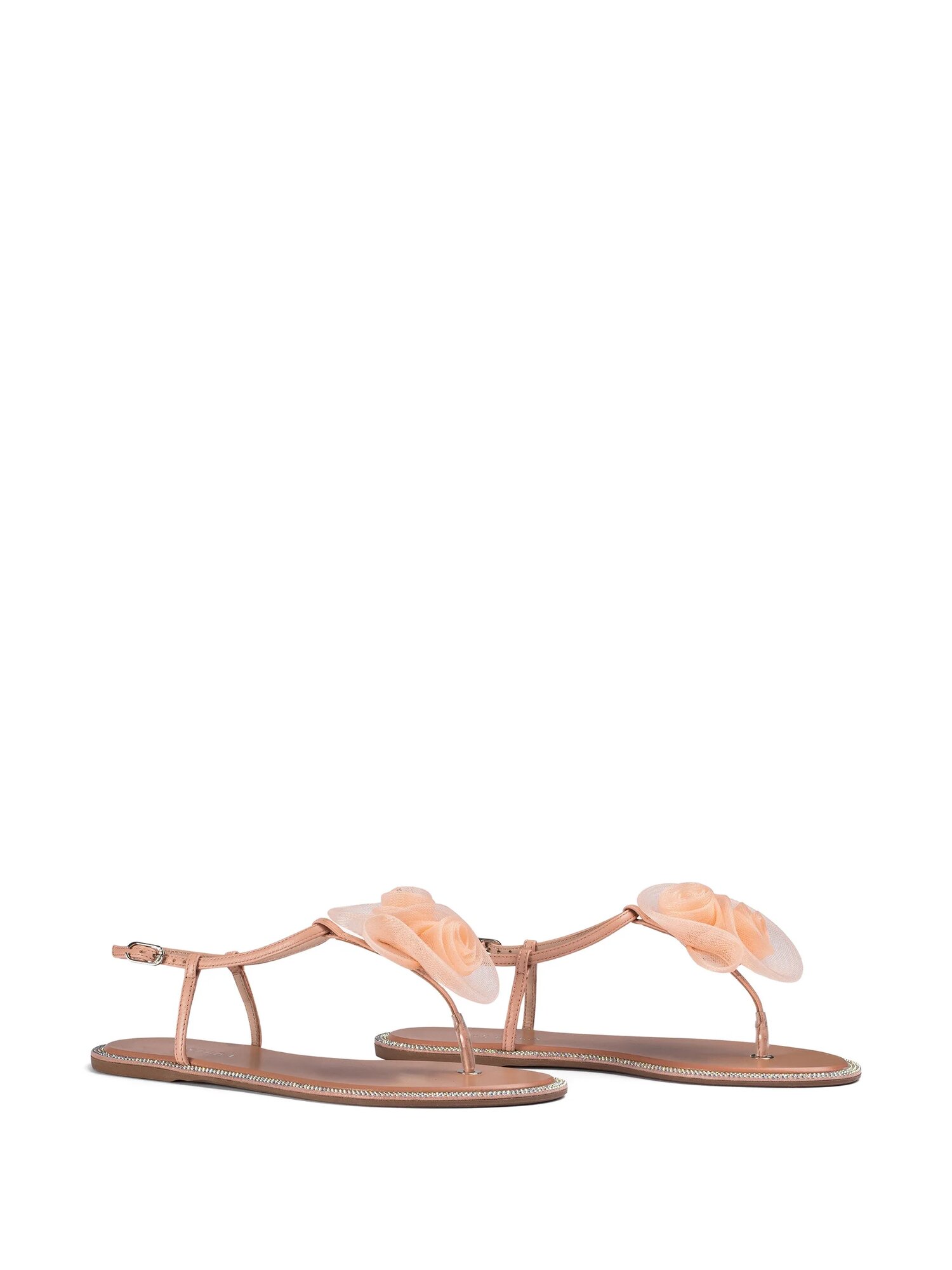 Босоножки Le Silla Flower-applique flat sandals, размер 38.5, разноцветный — фото 1