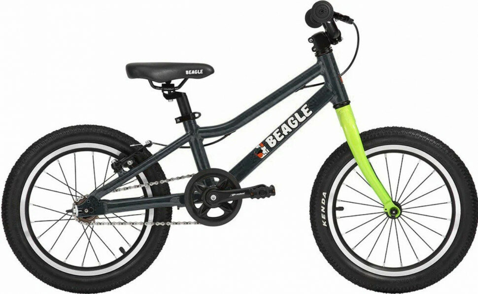 Велосипед Beagle 116X черный/зеленый