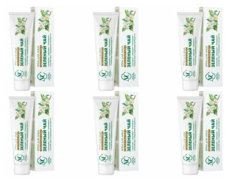 Невская косметика Крем для лица Зелёный чай, 40 мл, 6 уп/